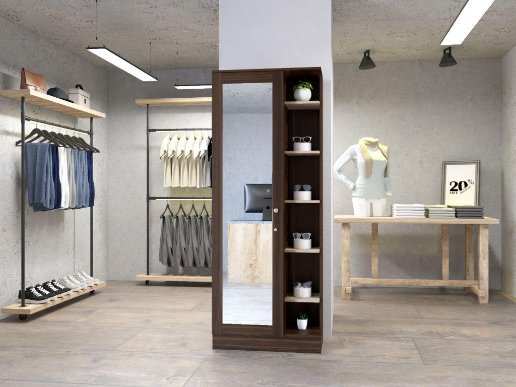 Mueble Multiusos, Caoba, con Siete Entrepaños y Gran Capacidad de Alma ...