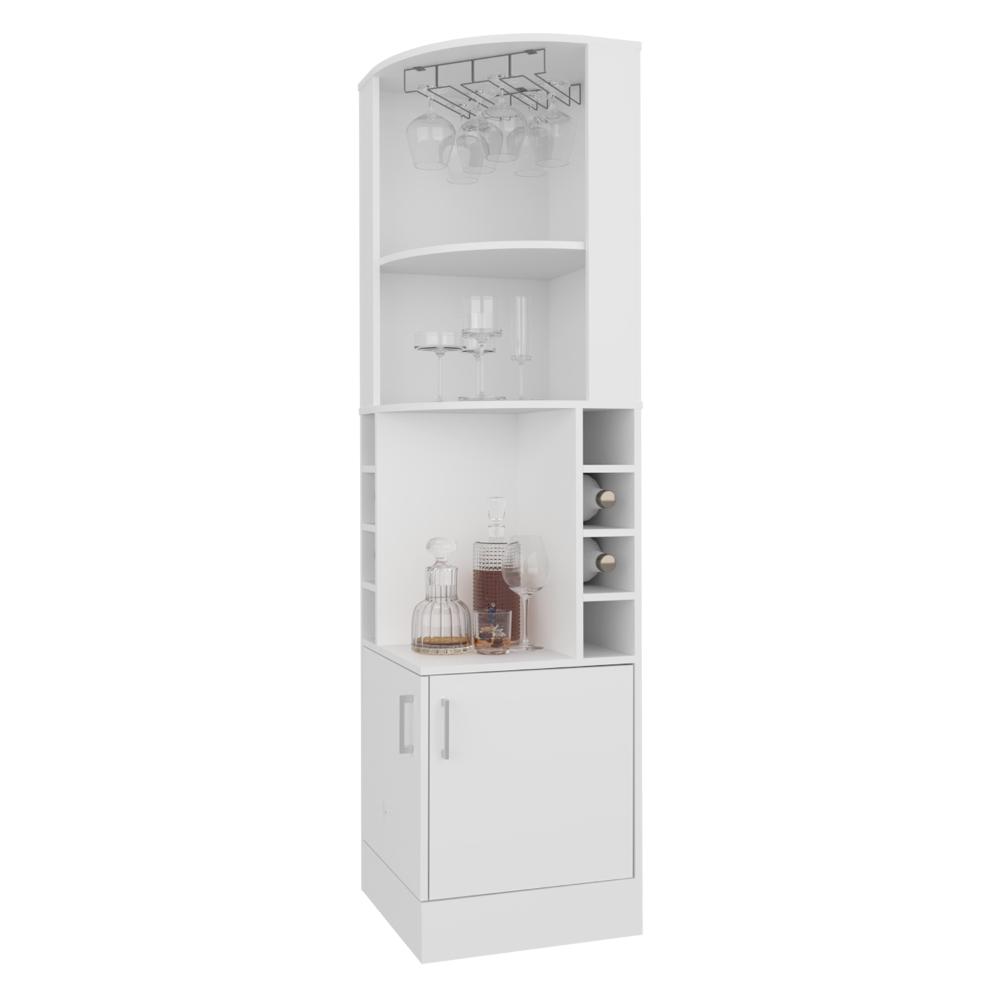 Bar Esquinero Ascher, Blanco, con Dos Puertas y Porta Copas ZF ...