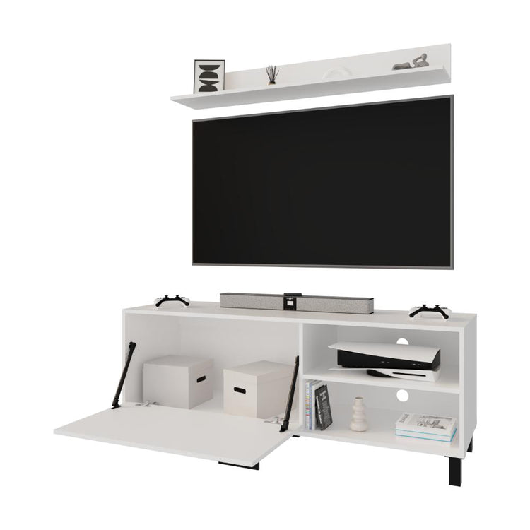 Mesa Para Tv Bryce, Blanco Duqueza, Para Televisor Hasta 60 Pulgadas Z ...